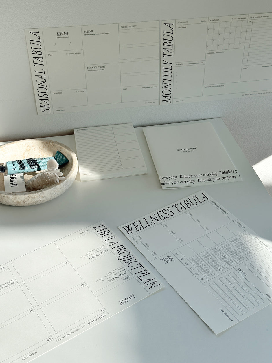 Tabula Paper | Tabulate your everyday