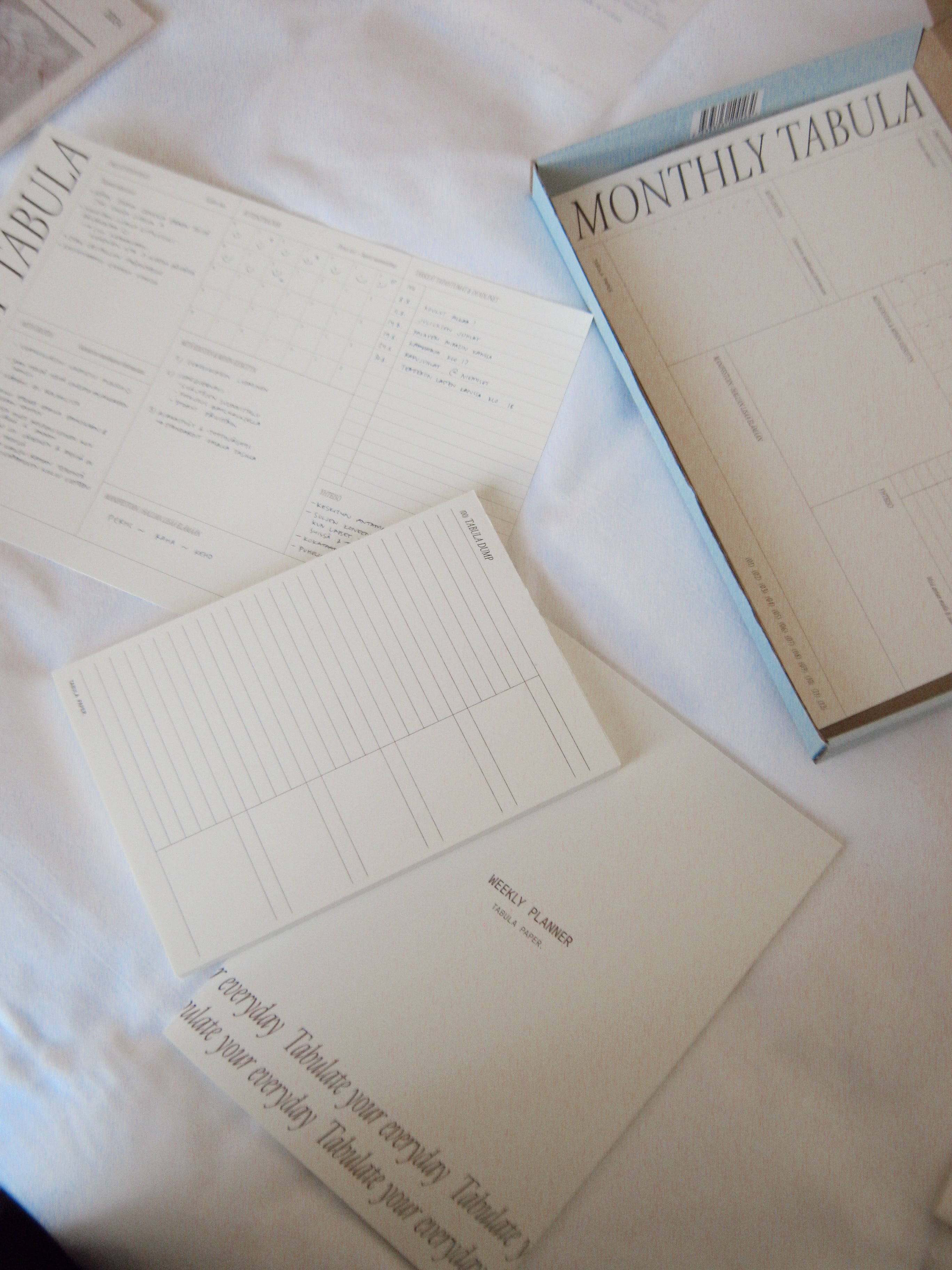 Tabula Paper | Tabulate your everyday